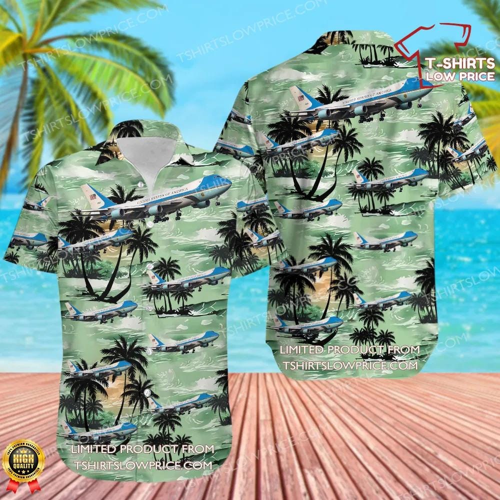Us Air Force (usaf) Boeing Vc-25a Hawaiian Shirt | by Agnes Jump | Aug, 2024 | Medium
