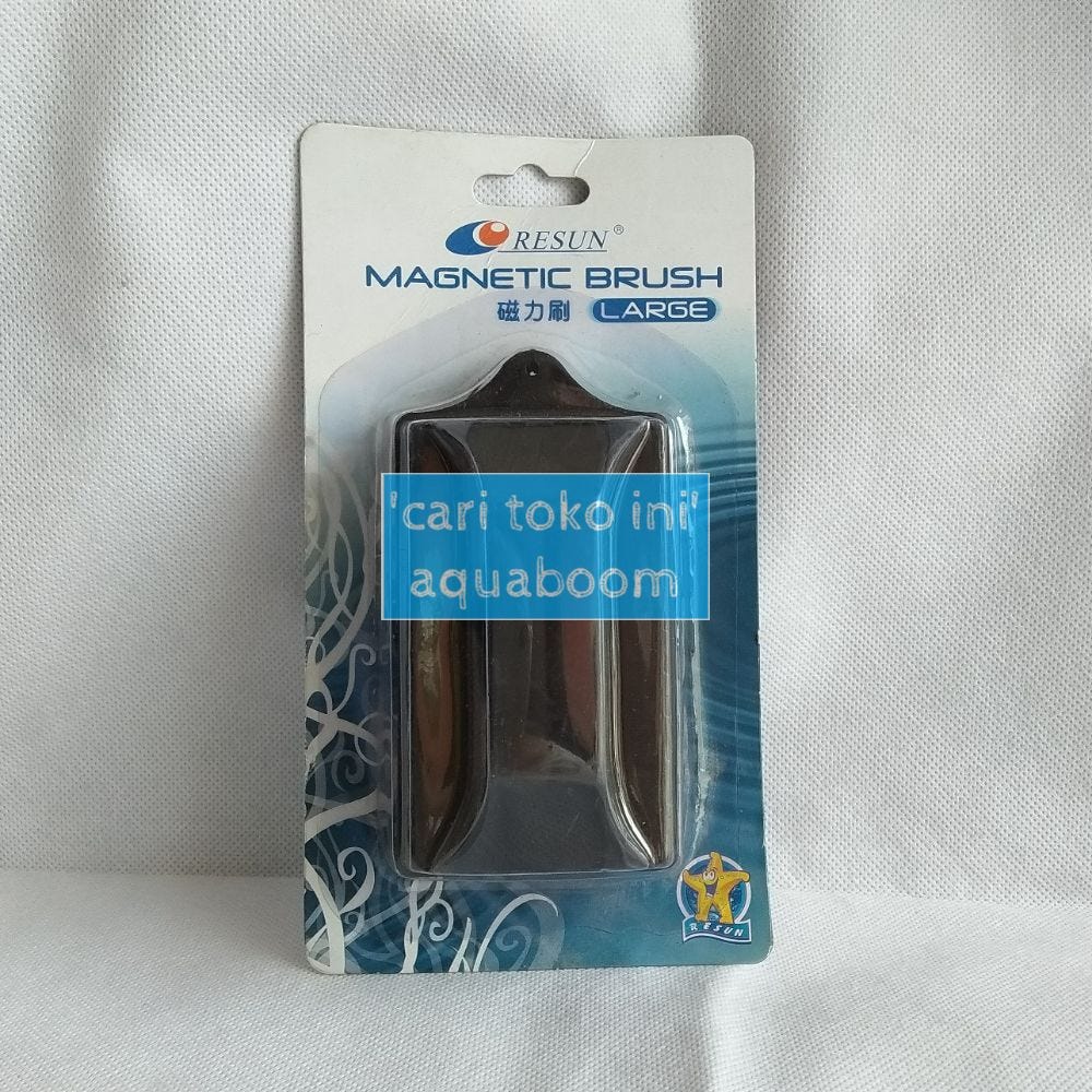 Magnet Pembersih Kaca Aquarium Aquascape Resun Size L - Aqua Boom - Medium
