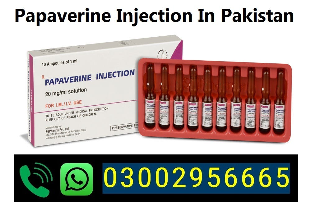Papaverine Injection In Hyderabad — 03002956665 | by Maxpower-Capsule ...