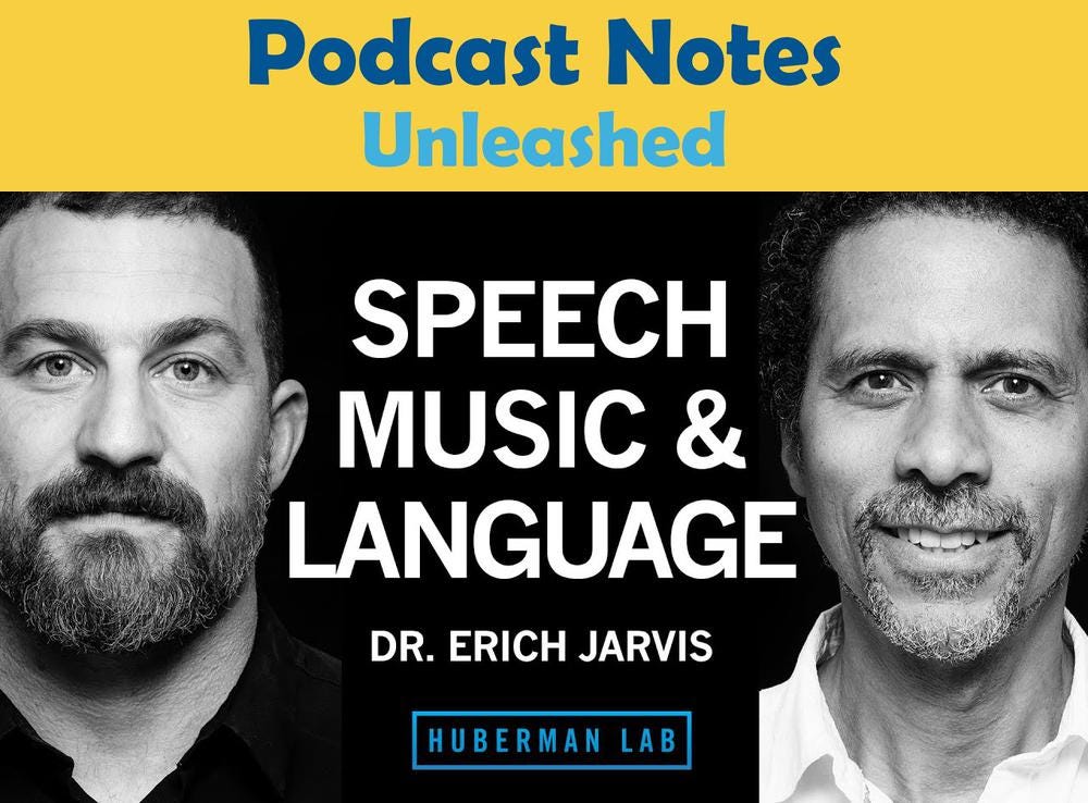 The neuroscience of speech, language and music with Dr. Erich Jarvis ...