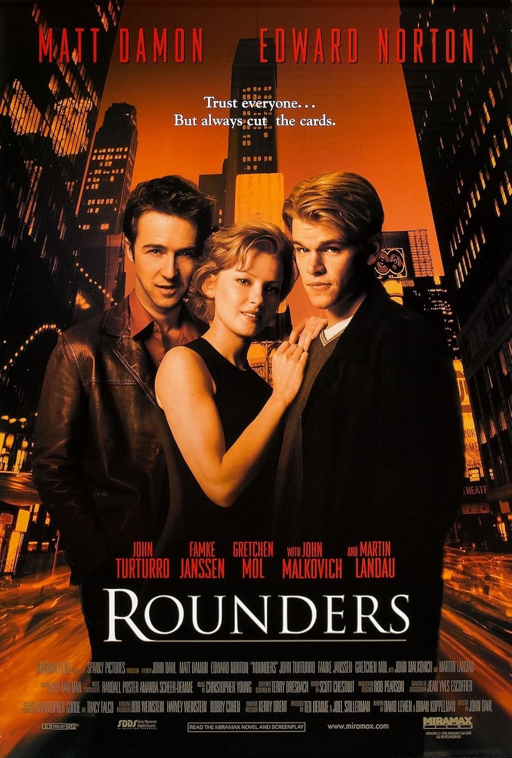 Movies You Gotta See: They just don’t make ’em like ‘Rounders’ anymore ...