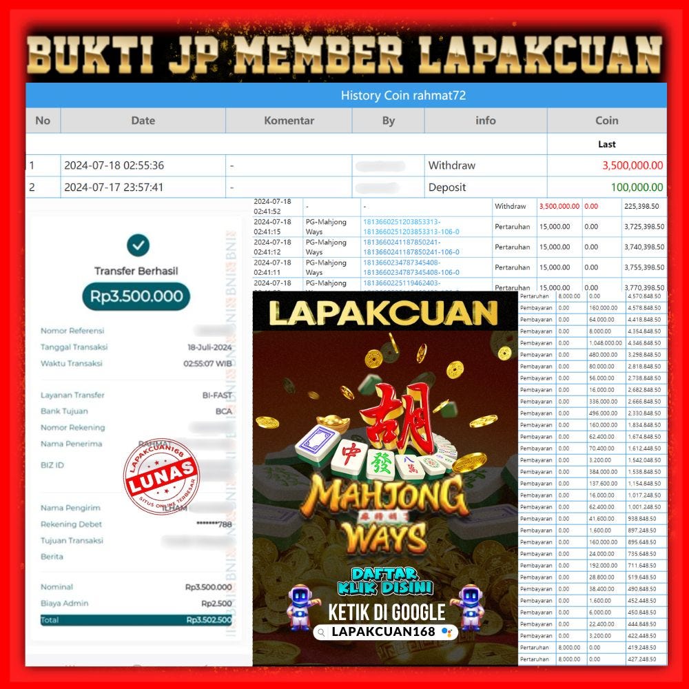 Lapakcuan: bukti jp bermain online selamat kepada member setia lapakcuan - Lapakcuan Terlaris ...