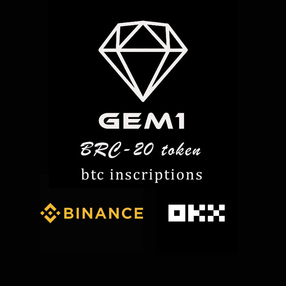 Gem1 Brc20 token launchpool plans to launch Brc20s | by 1dizayn | Mar, 2024 | Medium