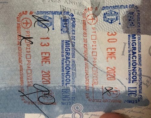 Brazilian Passport Stamp