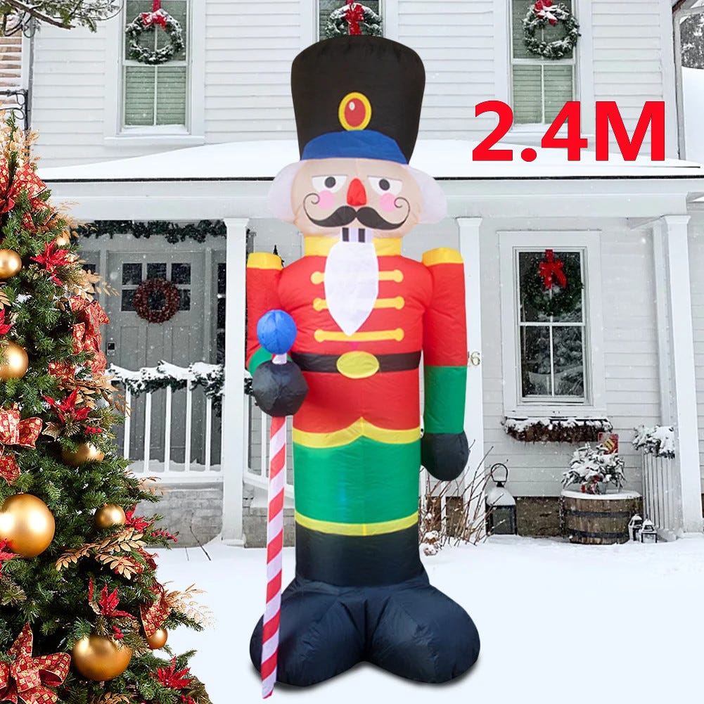 ```html Transform Your Home With This Magical Inflatable Nutcracker ...