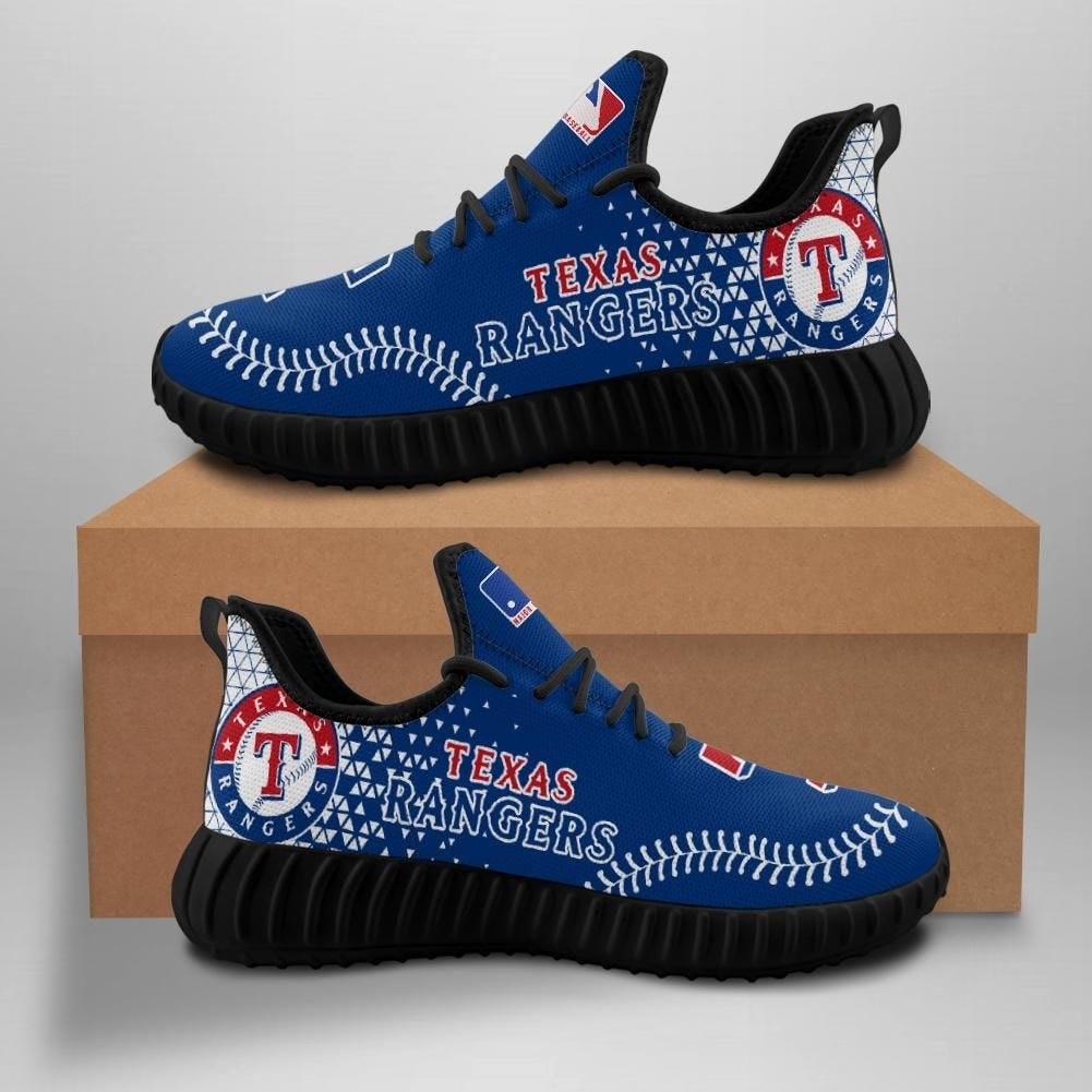 Texas Rangers Custom Shoes Sport Sneakers Baseball Yeezy Boost — Yeezy ...