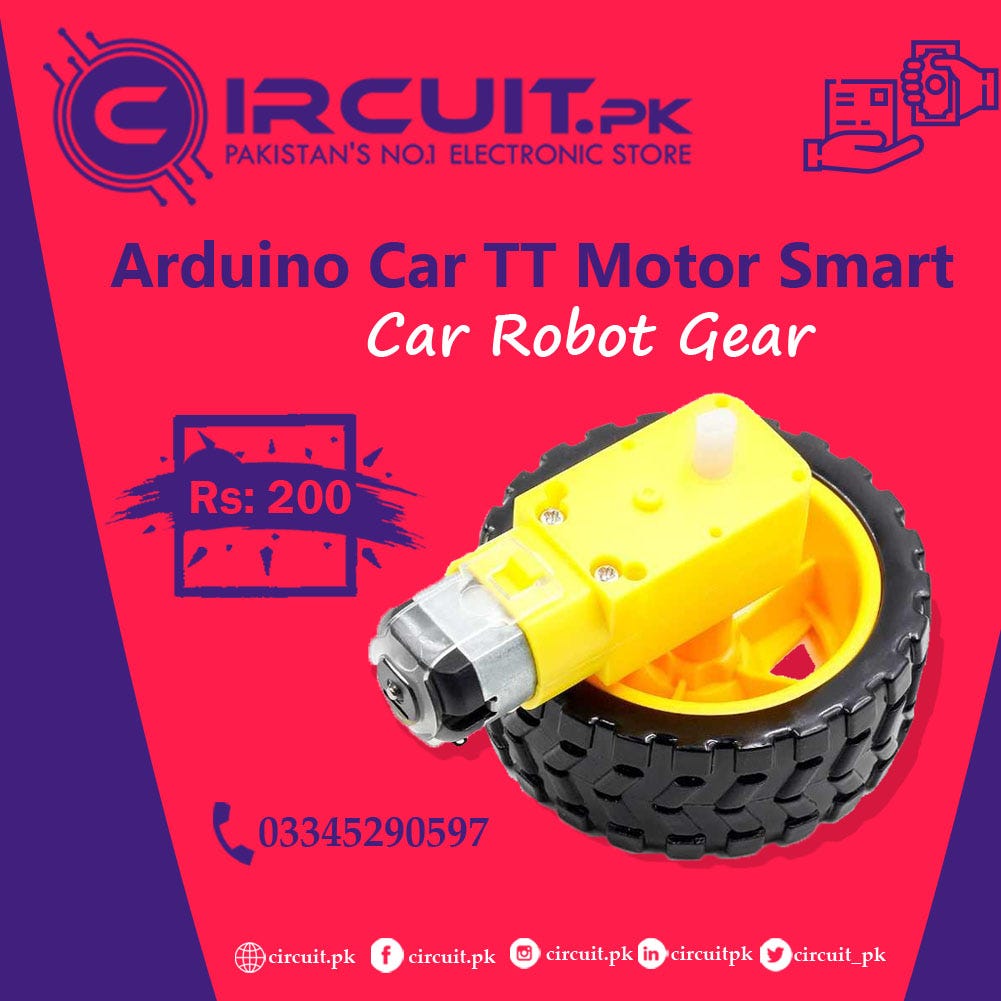 Arduino car TT Motor Smart Car Robot Gear Motor for arduino Diy Kit ...