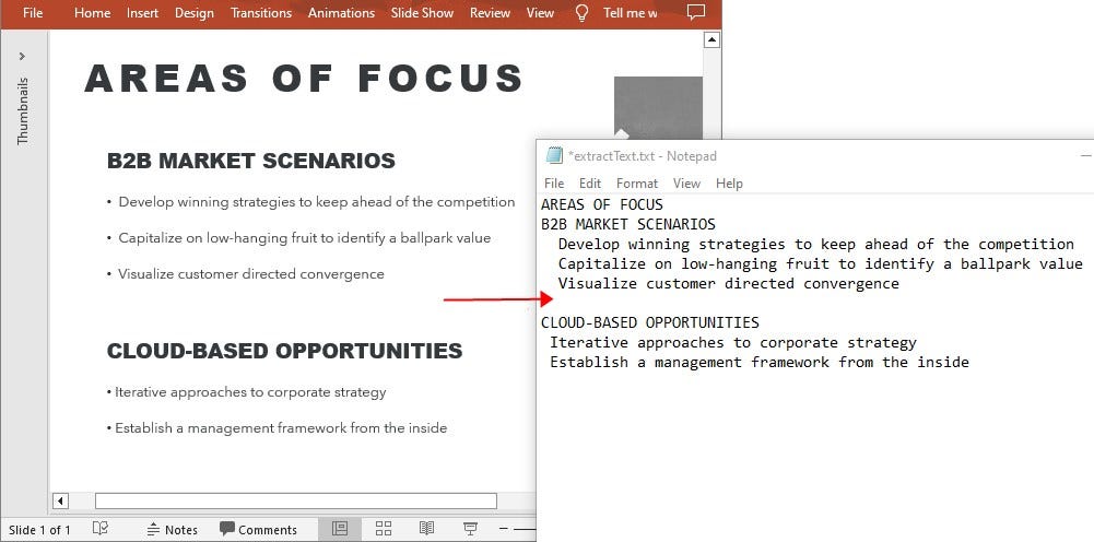 Extract Text from PowerPoint in Java | by Andrew Wilson | Medium