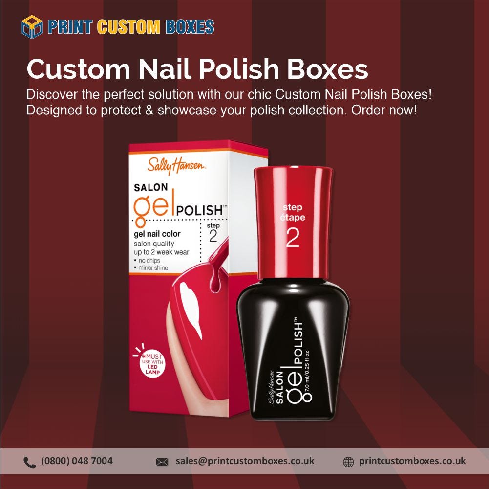Custom Nail Polish Boxes - Jonathan Hewitt - Medium