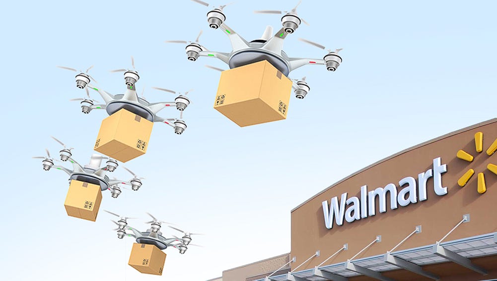 Walmart To Use Blockchain For Connecting Automated Delivery Drones | by ...