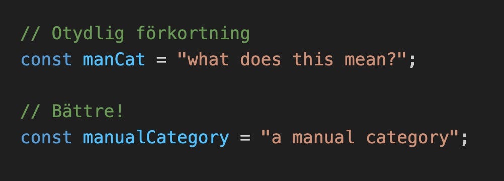 Skriv bättre kod med 5 enkla tips | by Mikael Svens | Medium