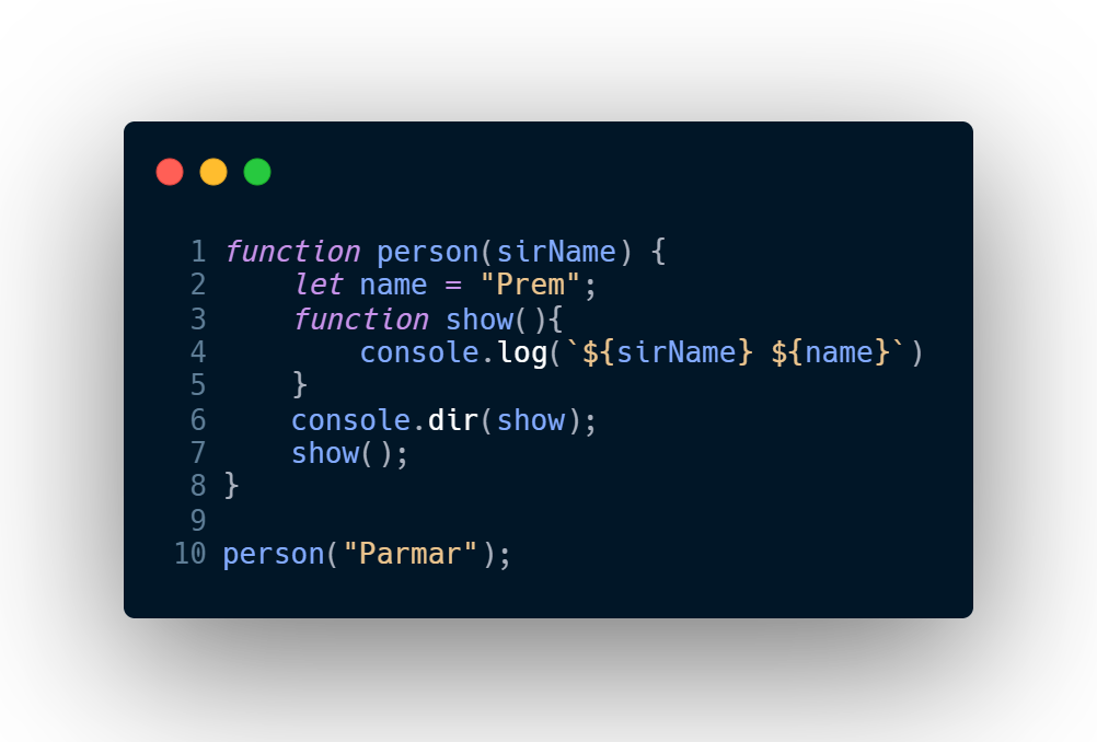 Understanding Closures In Javascript By Prem Parmar Medium