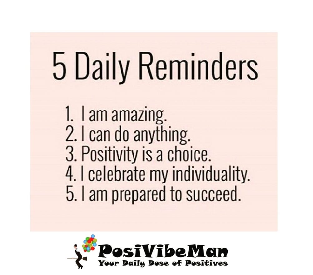 YOUR 5 DAILY REMINDERS. WHAT NUMBER REMINDER WILL YOU PICK… | by ...