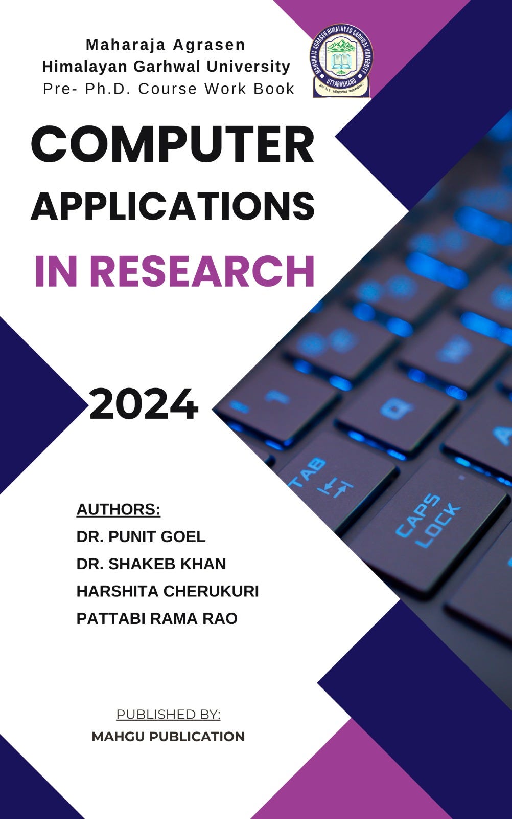 Computer Applications in Research Pre- Ph.D. Course Work Book - MIjhs ...