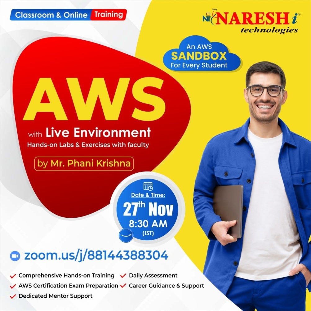 AWS Course In Hyderabad | NareshIT - Samuel NareshIT - Medium