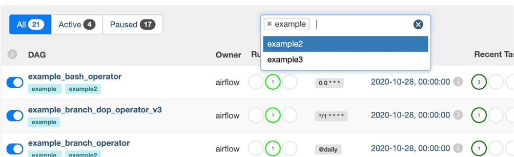 Start Using TAGs on Airflow DAGs. How using tags in your Airflow can be ...