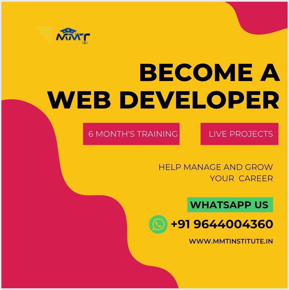 Unlock your potential with MMT Institute’s comprehensive web development courses. - MMT ...