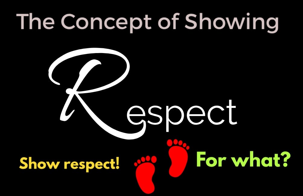 The Concept of Respect & The Human Cause | by Omar Hagad | Medium