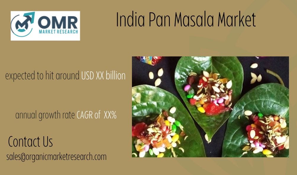 India Pan Masala Market Size, Share, Regional Outlook and Segment ...