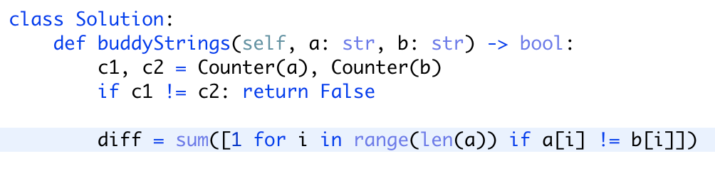 Solving Leetcode Question 859, Buddy Strings, Using Python | by Karan S ...