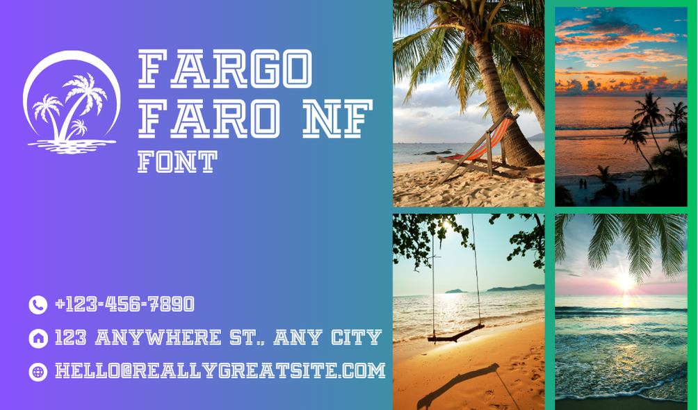Fargo Faro NF Font - Freefontdownload.Org - Medium