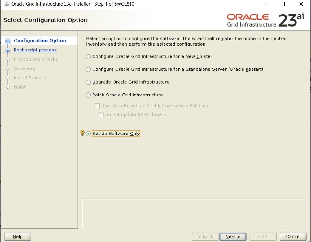 Oracle 23ai — Applying Grid Infrastructure Patches via GUI(Zero ...