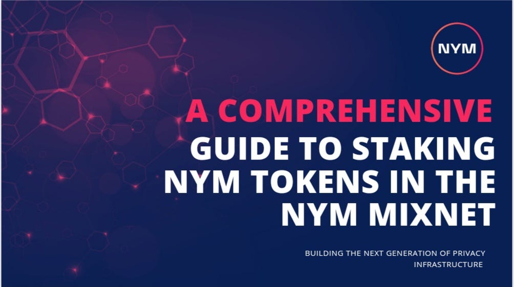 Empowering Privacy: A Comprehensive Guide to Staking NYM Tokens in the ...