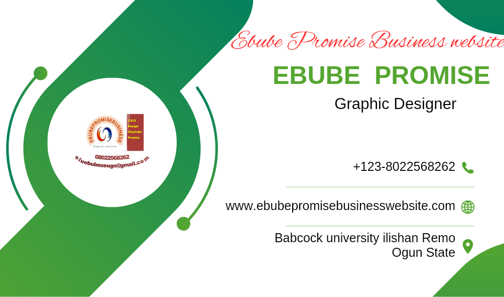 Contact me with an kinds of business - Ebube promise business website - Medium