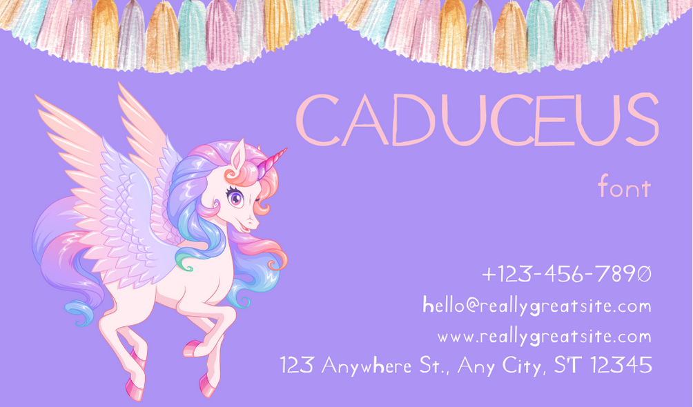 Caduceus Font - Freefontdownload.Org - Medium