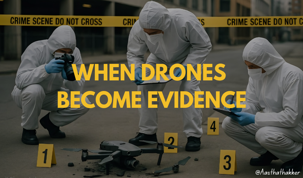 When Drones Become Evidence. When a drone commits a crime, its data ...