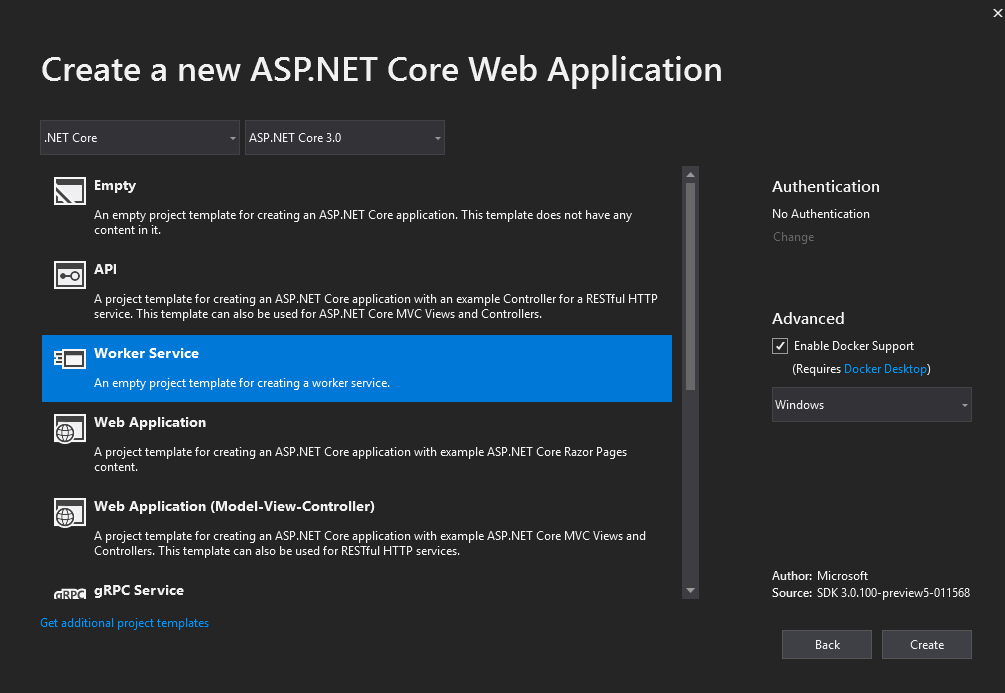 .Net Core’a Yeni Proje Tipi Eklemek: Worker Service (Extended) | by ...