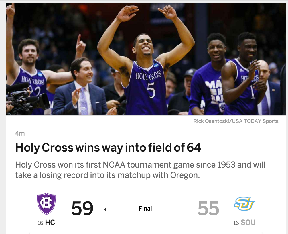 HOLY CROSS!. An alum’s take on Holy Cross’ March… | by Gordon Wong | Medium
