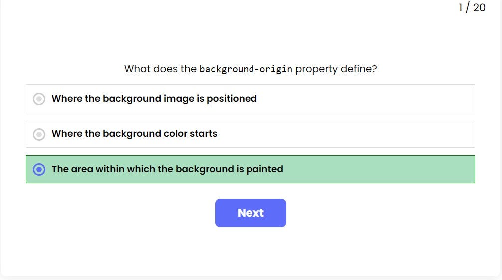 CSS Box Model Background and Border Quiz - Webdevtales - Medium