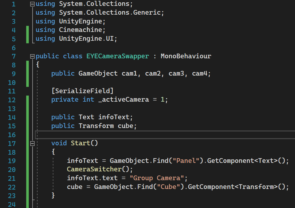 Cinemachine Virtual Camera- Aim Modes | by Eric Young | Medium