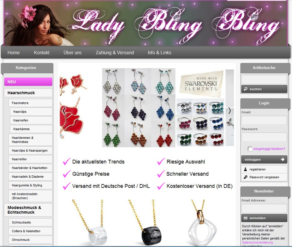 Lady-Bling-Bling. Hier ist der Name Programm! Ein… | by Nathalie ...