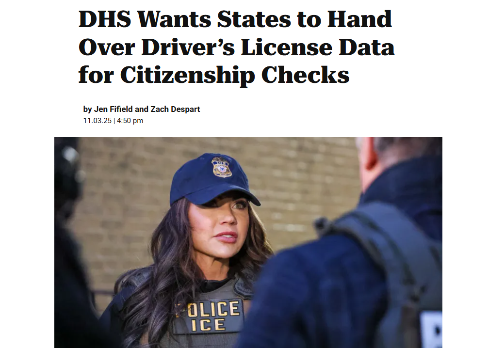 DHS Wants Your Driver’s License Data | by Chrystal —Mommas Twin ...