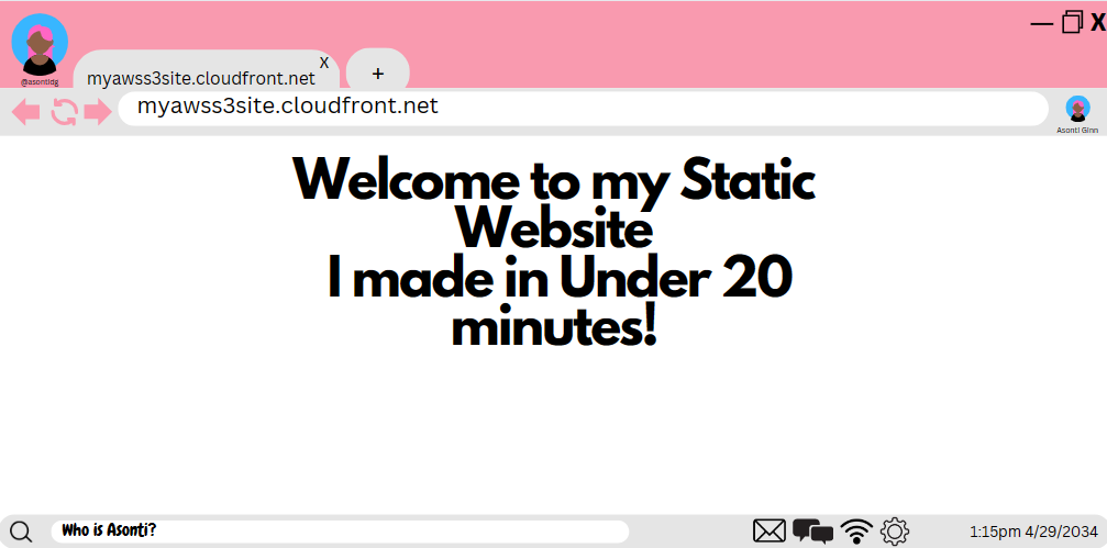 ~Create a Static website using S3 and CloudFront~ | by Asonti Ginn | Medium