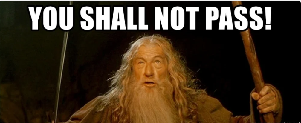 Gandalf You Shall Not Pass Memes