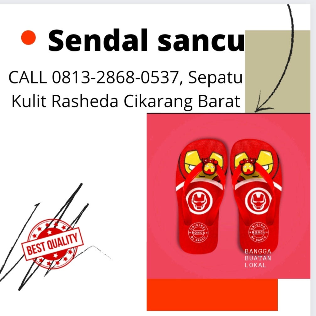 Sendal sancu 2 | by Produsen Rak bunga cikarang barat | Medium