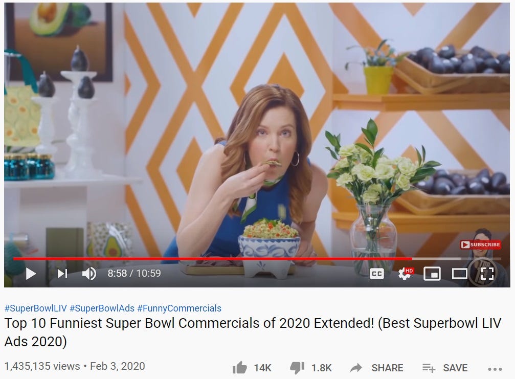 THE 2020 SUPER BOWL COMMERCIALS. If you have 5,6 million dollars how ...