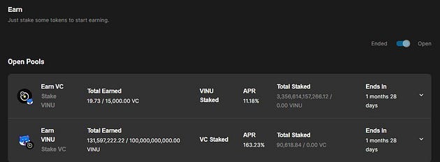 Actualización del proyecto de ENERO/2024 - Vita Inu (VINU)