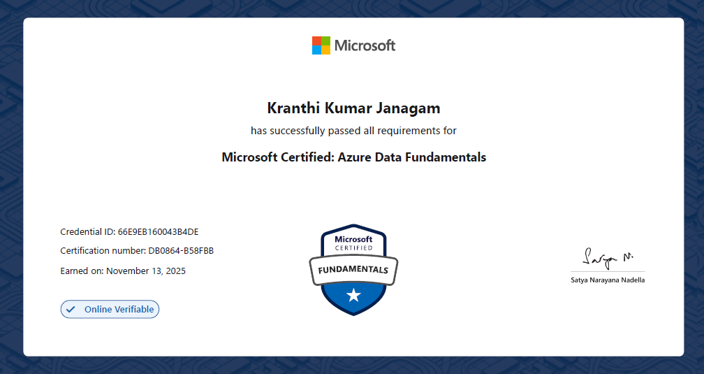 DP-900: Azure Data Fundamentals — A Complete Learning Guide From My ...