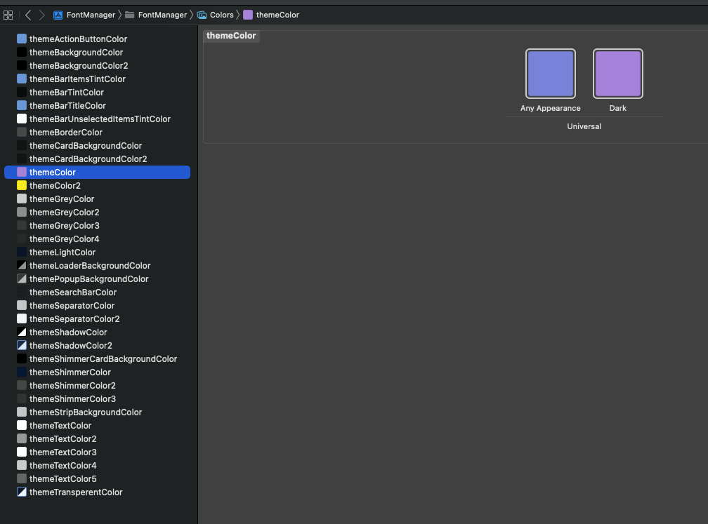 How to centralize colors from Storyboard/Xib itself | Color Manager | Centralized Theme ...