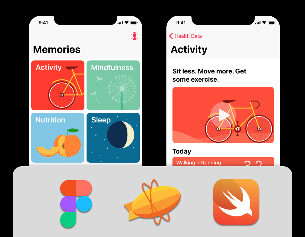#13 搭配 Figma & zeplin 製作 iOS 的健康 App 畫面 | by Rose | 彼得潘的 Swift iOS / Flutter App 開發教室 | Medium