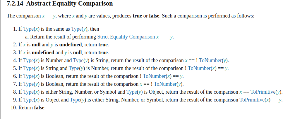 Coerción ¿Debería o no debería permitirla en mis comparaciones de igualdad? | by Tomasgilamoedo ...