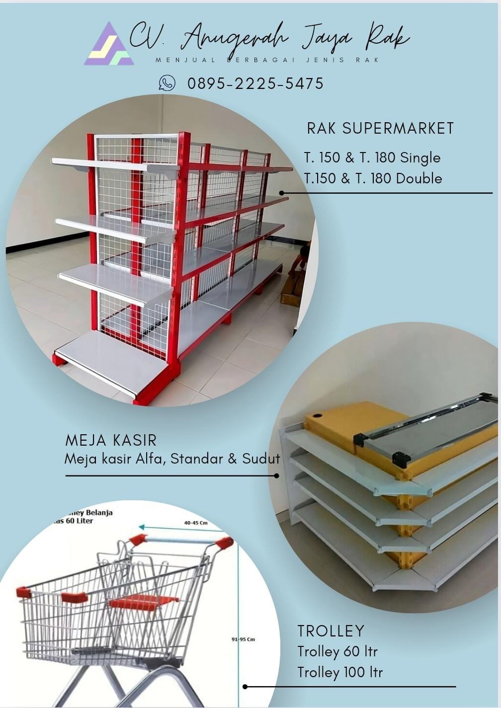 0895–2225–5475, Rak Display Tideng Pale Murah | by Sumberanugerahrak ...