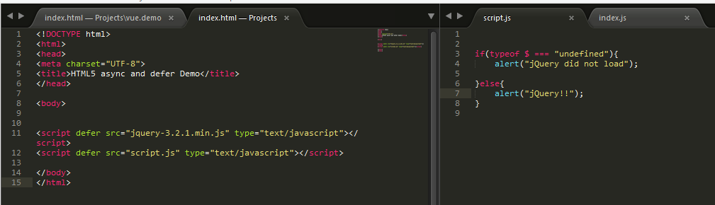 HTML5 async and defer for loading js files | by Jake Kwon | Medium
