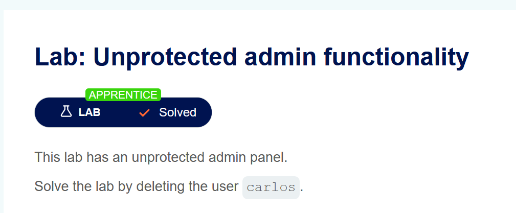 Access Control Vulnerabilities- Lab 1 | by Arna Banerjee | Jul, 2023 | Medium