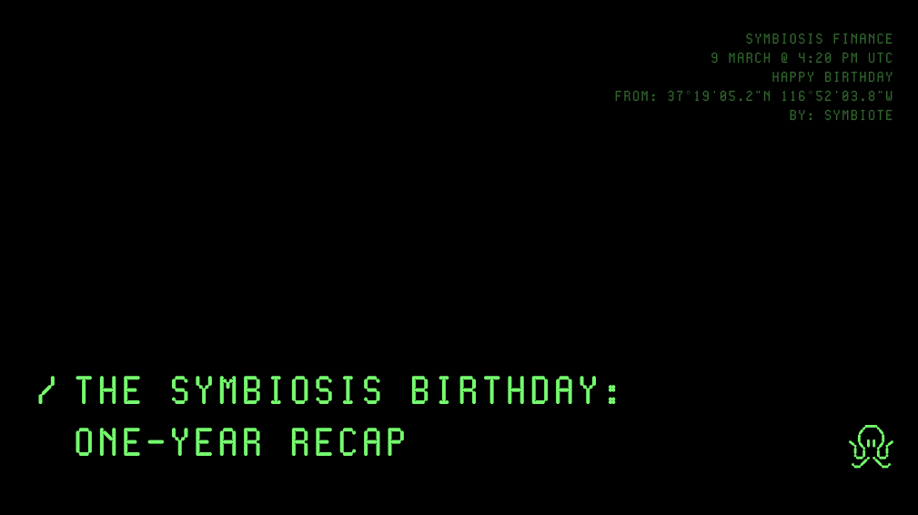 The Symbiosis Birthday: One-Year Recap | by Symbiosis 👾 | Medium