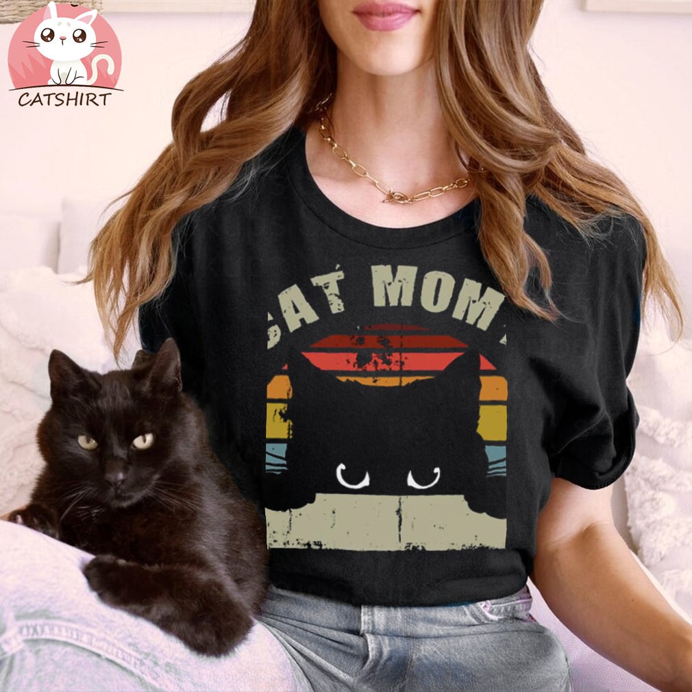 Cat Mommy Women Vintage Retro Black Cats Mom T shirt | by Padoat | Aug ...